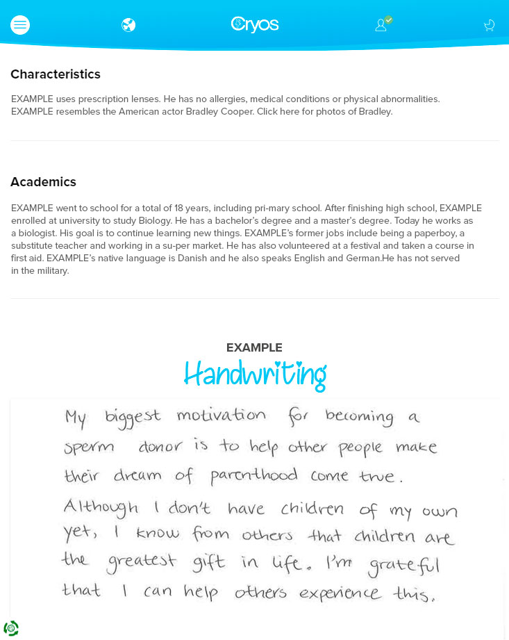 Sperm donor profiles – Basic or Extended – Know more